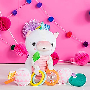 Bright Starts Bunch-O-Fun Plush Activity Toy - Unicorn, Ages 3 Months +