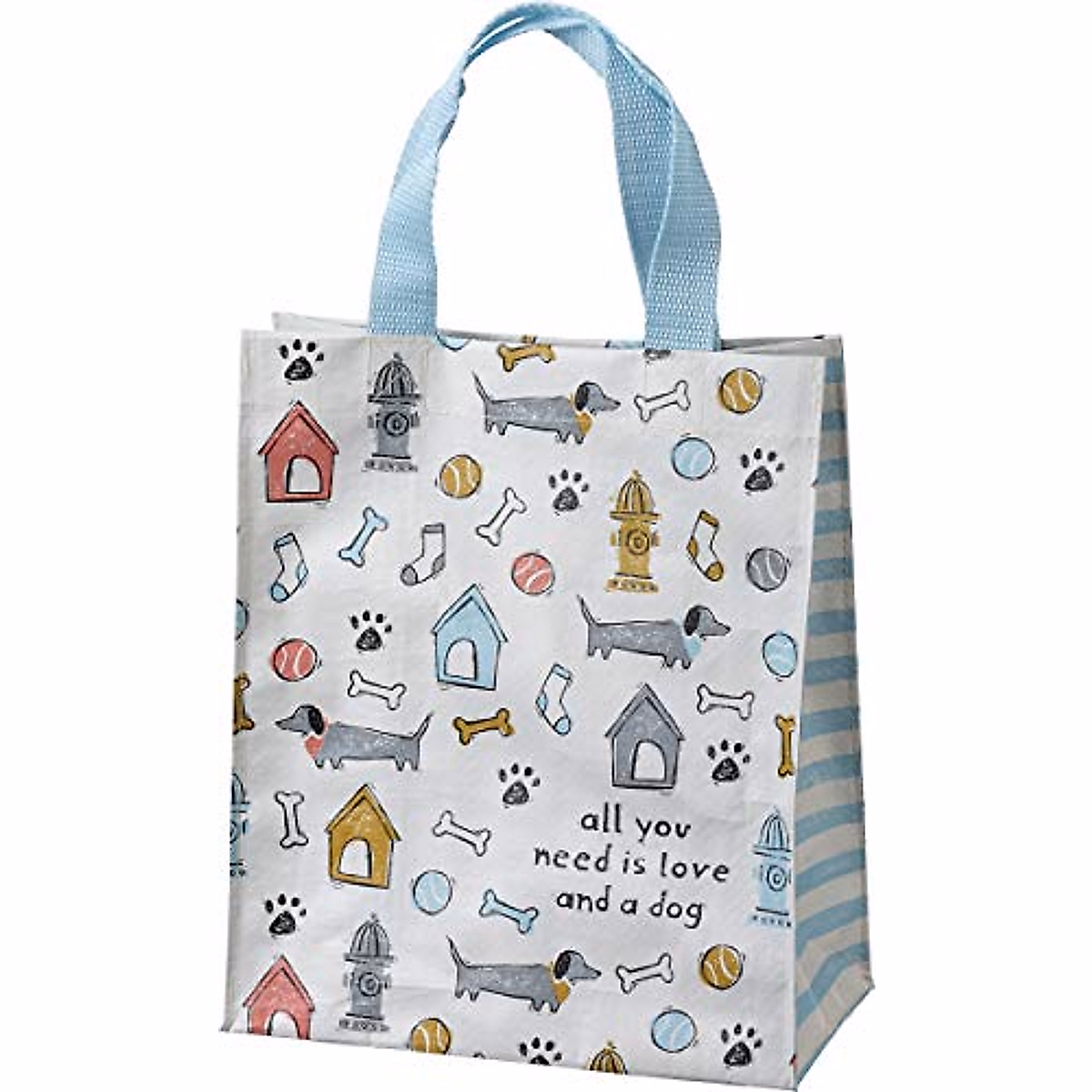 Primitives by Kathy All You Need Is Love And A Dog Daily Tote Bag