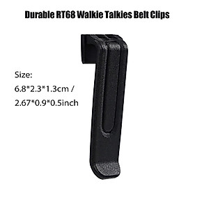 Retevis RT68 Walkie Talkie Belt Clips,Belt Clip Only Compatible with RT68 2 Way Radio(6 Pack)