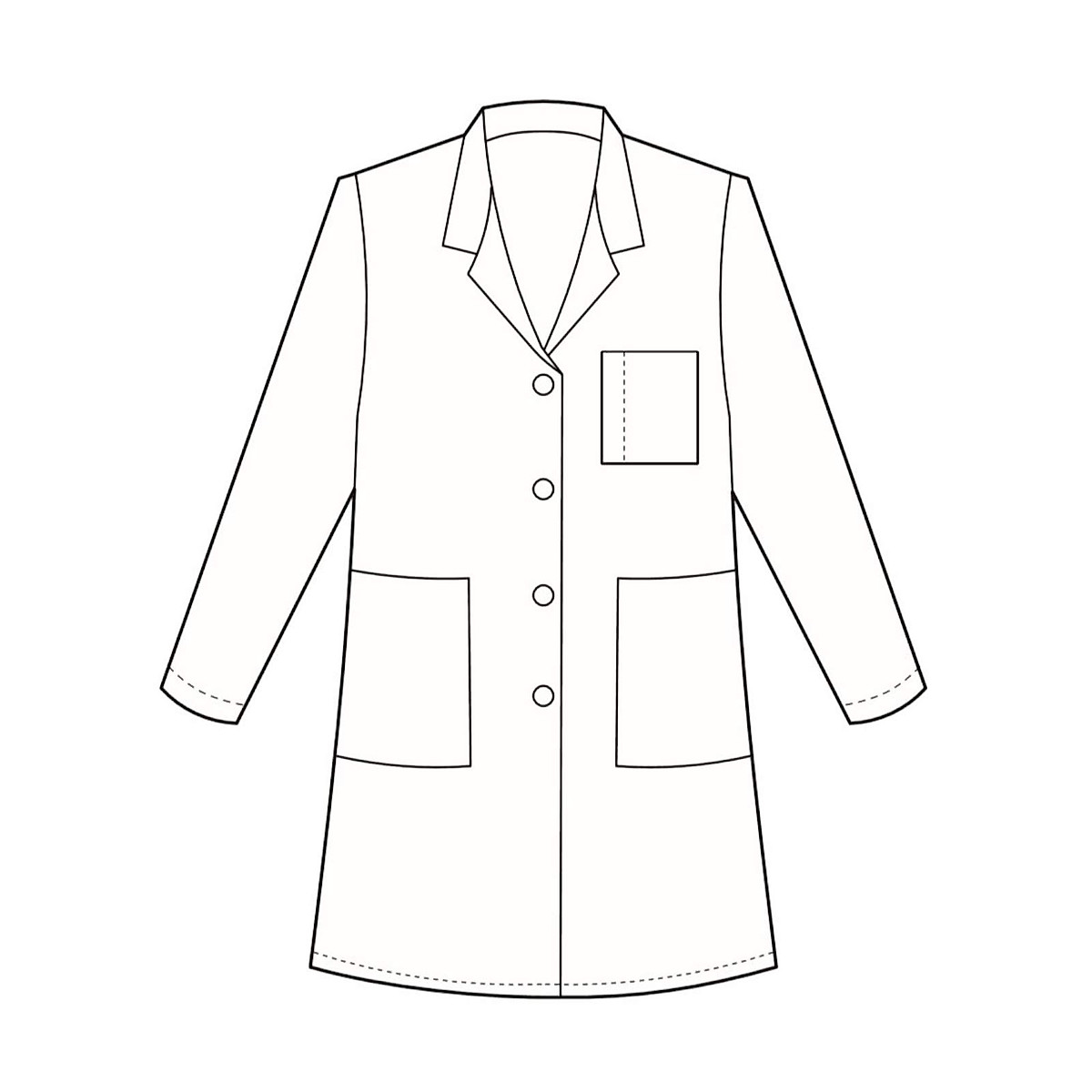 Meta Women's Labcoat 15000 White M