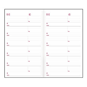 Brownline 2024 Essential Two-Week Pocket Planner, 12 Months, January to December, Stitched Binding, 6" x 3.5", Black (C5626.81Z-24)