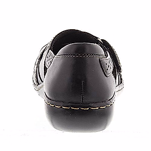 Clarks womens Ashland Spin Q Slip On Loafer, Black, 7.5 US