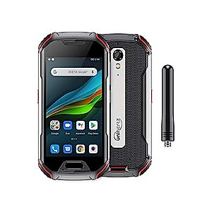 Unihertz Atom XL, The Smallest DMR Walkie-Talkie Rugged Smartphone Android 11 Unlocked 6GB+128GB (Support T-Mobile & Verizon only)