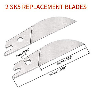 GARTOL Multi Angle Miter Shears Cutter, Multifunctional Trunking Shears For Vinyl Wood Molding Trim, Adjustable at 45 To 120 Degree with Replacement SK5 Blades