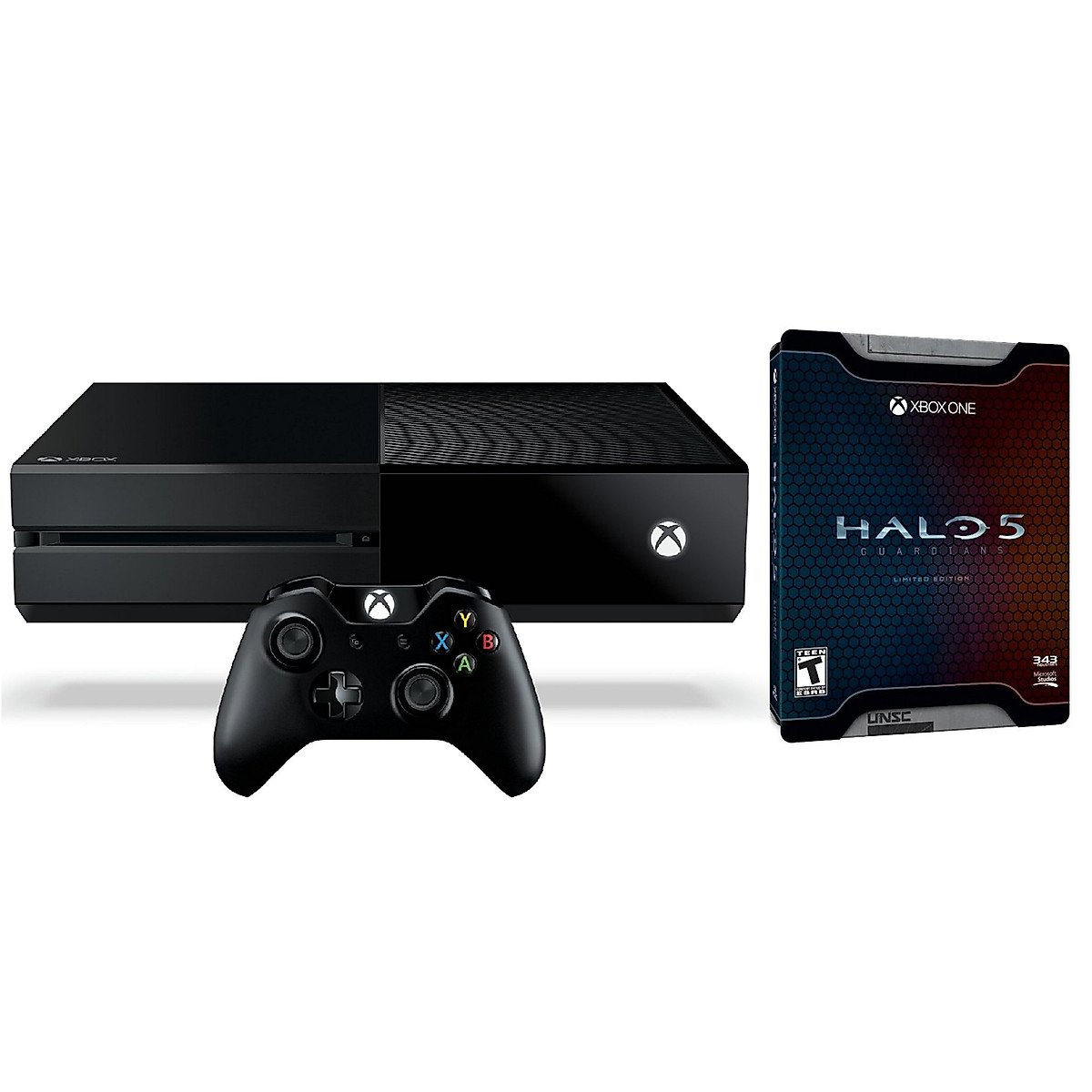 Xbox One 500GB Console - Limited Edition Halo 5: Guardians Bundle (Renewed)