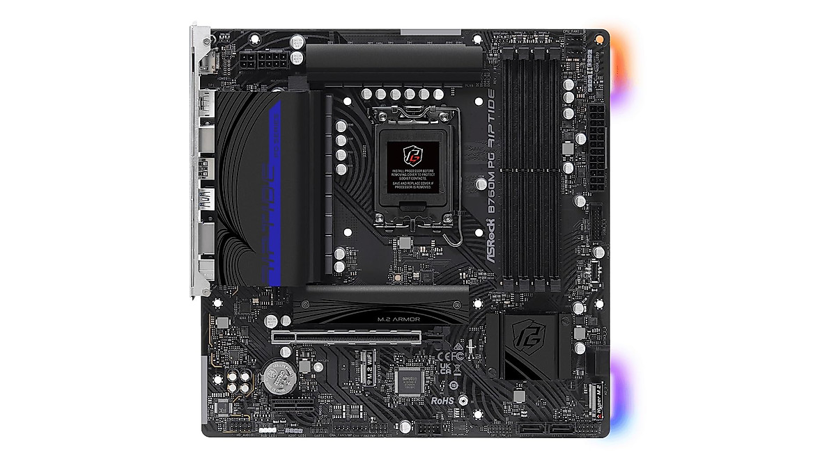 ASRock B760M PG Riptide Intel 12th & 13th Generation CPU (LGA1700) B760 ...