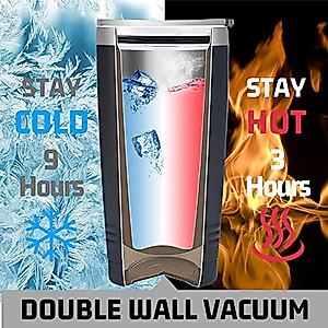 Truck Driver Gifts For Men - Now You Know What an Awesome Truck Driver Looks Like - 20oz/590ml Stainless Steel Insulated Tumbler - Christmas, Thank you, Retirement Gifts For Truck Driver - (Black)