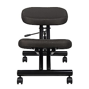 Boss Office Products Ergonomic Kneeling Stool in Black
