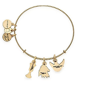 Alex and Ani Game of Thrones Expandable Bangle for Women, House Lannister Charm, Rafaelian Gold Finish, 2 to 3.5 in