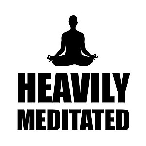 CafePress Heavily Meditated Mugs Ceramic Coffee Mug, Tea Cup 11 oz