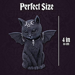 Nemesis Now Cult Cuties Adorable Occult Figurines, Bewitching Evil Spirit Creatures, Hand-Painted, Resin - Malpuss