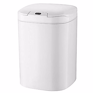 CZDYUF Smart Trash Can Automatic Induction Dustbin Intelligent Electric Battery Waste Bin Kitchen Bathroom Dustbin Household Garbage ( Color : E )