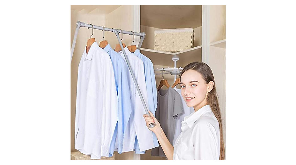 Adjustable Pull Down Closet Rods for Smart Storage