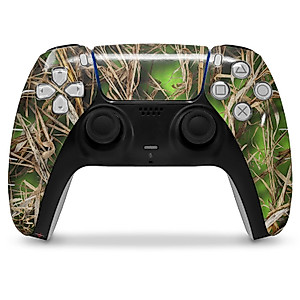 WraptorSkinz Skin Wrap compatible with Sony PS5 DualSense Controller WraptorCamo Grassy Marsh Camo Neon Green (CONTROLLER NOT INCLUDED)