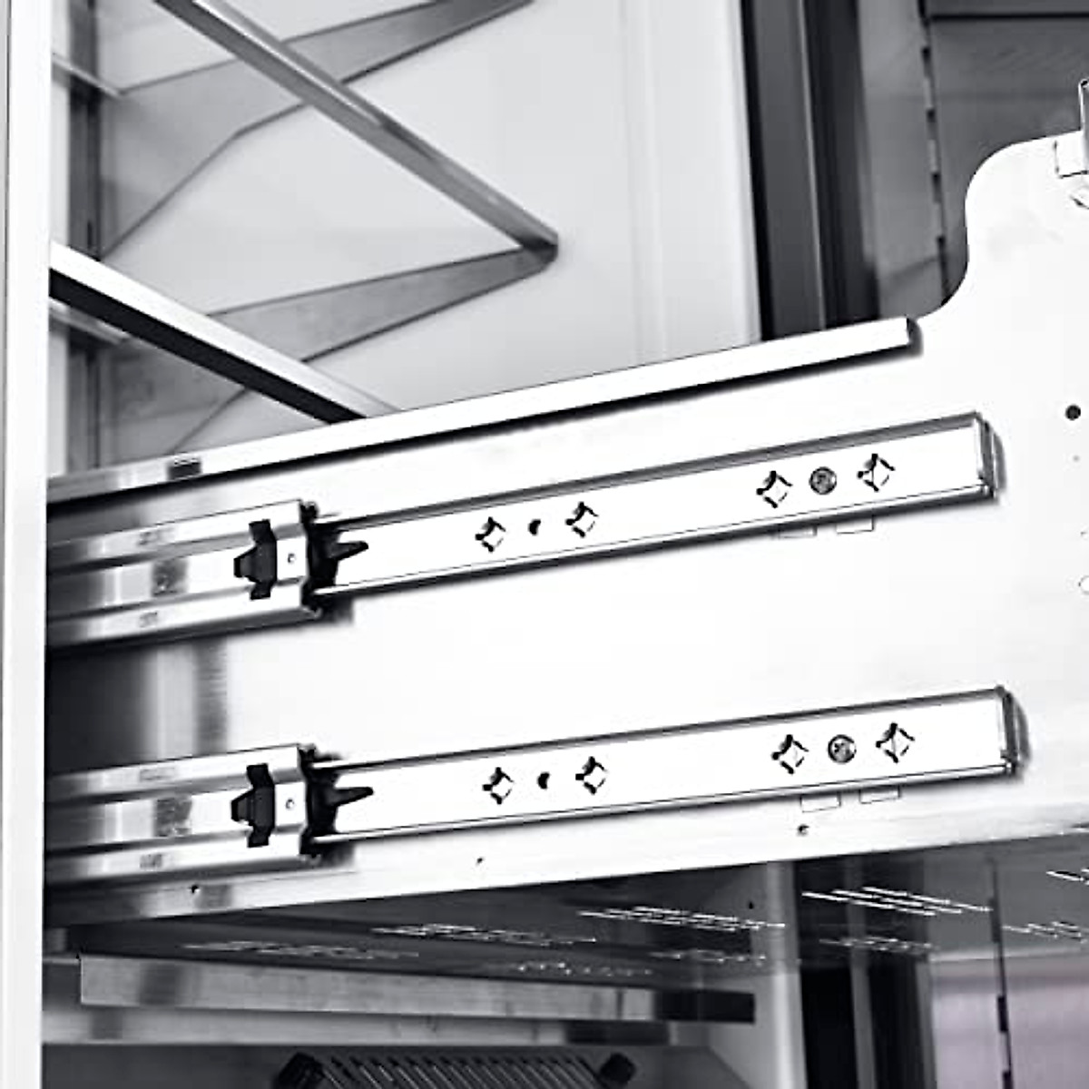 Forno Cologne Column 30" Inch Upright Refrigerator with 14.6 Cu.Ft. Total Capacity - Stainless Steel Freestanding No Frost Counter Depth Fridge with Pro-Style Handle and LED Display