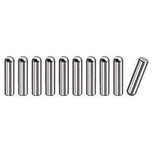 Tool parts 6x16mm Dowel Pins - 10pcs Round Head Flat Chamfered End Dowel Pin