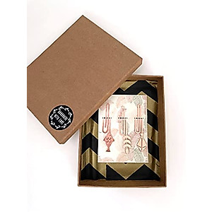 Elegant Hand Etched Metal Bookmark | Set of 3 | Gift for Christmas, Birthday, Anniversary | Includes Gift Box Package | Gift for Women and Men | Color: Rose Gold