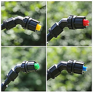 Aimela110 °Fan Shaped Nozzle, 110 Degree Fan-shaped Flat Bottom, 0.15-0.4mm Aperture, Suitable for Knapsack Sprayer, Garden spray, Agricultural Greenhouse Spray Equipment, etc., Used for weeding.