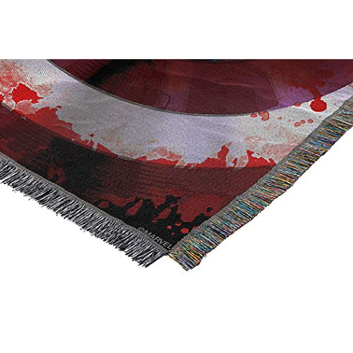 Marvel's Captain America, "Star Shield" Woven Tapestry Throw Blanket, 48" x 60", Multi Color