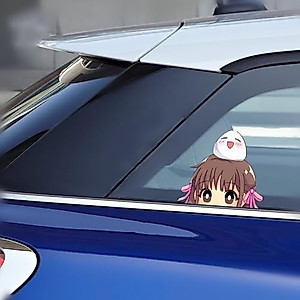 Tohru Fruit Basket Peeker Car Stickers Camper Waterproof Sunscreen Decals RV JDM Car Accessoires