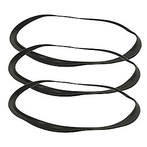 Jojomis 3pcs Salon Chair Hydraulic Basic Equipment Rubber Seal Trim Protect