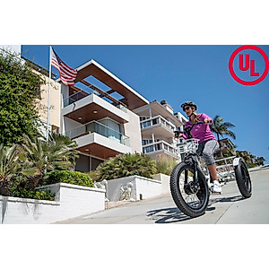 EMOJO Caddy Pro 500W 20 x 4.0 Inch Fat Tire Electric Tricycle for Adults Hydraulic Disk Brakes Ebike Trike 7 Speed Pedal Assist 3 Wheel Electric Bike with 48V 15.6Ah Battery LCD Display (Gray)