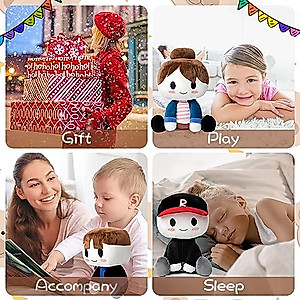 BOIYSY Blox Buddies Plush,7.8" Bacon Buddy Plushie Hair noob Plushie, Toys Guest Buddy Stuffed Doll Pillow for Fans