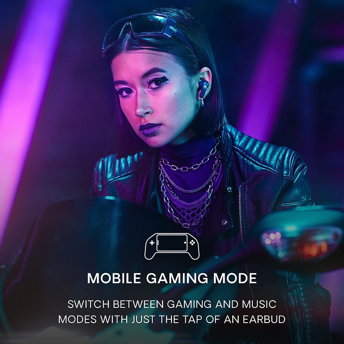 Urbanista Wireless Earphones | Wireless Earbuds with Microphone | 70ms Low Latency Gaming Earbuds | Dual-Mode Bluetooth Earphones | Fast Charge USB-C Earphones | 32 H Playtime | Seoul, Midnight Black