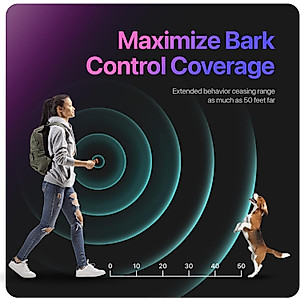 NPS Dog Bark Guard - Professional Dog Training Tool with 3X Sonic Emitters Ultra-Long Range - Dog Bark Deterrent and Anti Barking Device for Dogs - Indoor & Outdoor - Shock Bark Collar Alternative