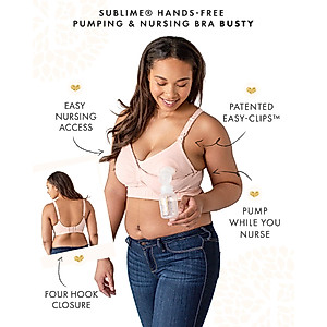 Kindred Bravely 2-Pack Hands Free Pumping Bra Bundle (Pink and Black, X-Large-Busty)