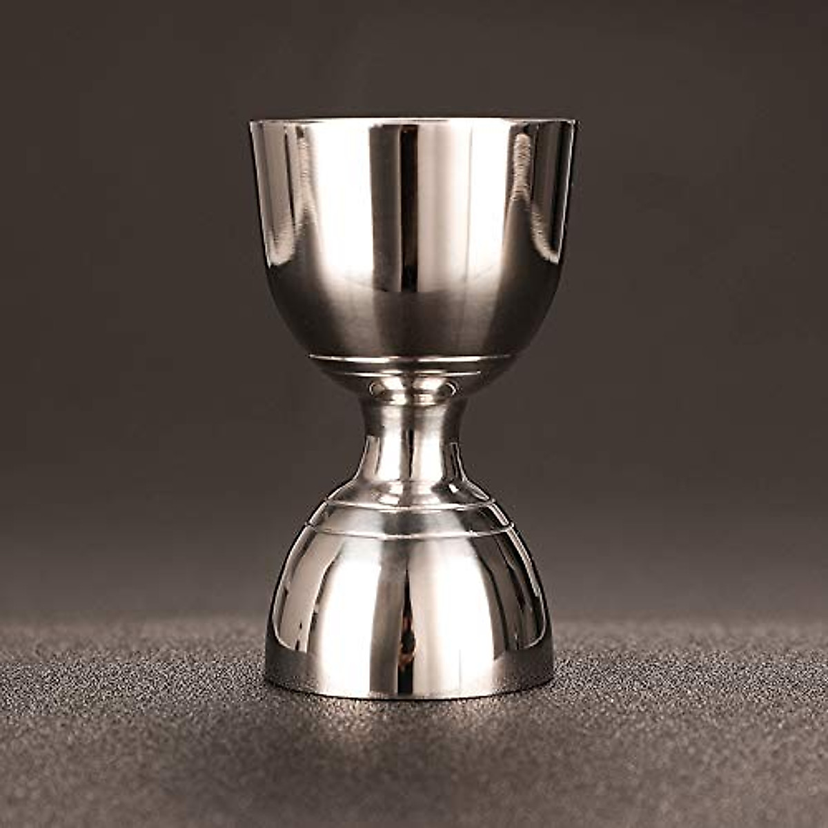 Jigger, Stainless Steel Jigger 2 oz 1 oz, Premium Vintage Double Jigger for Bartending, Cocktail Jigger Mirror Polish Finished for any Home Bar or Professional Craft Bar Setup