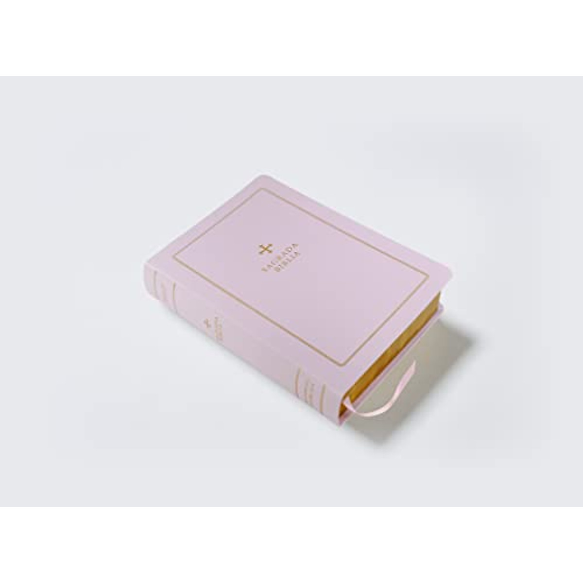 Biblia Católica, Regalos y Ceremonias, color Rosa, Cuero Reciclado (Biblia De America) (Spanish Edition)