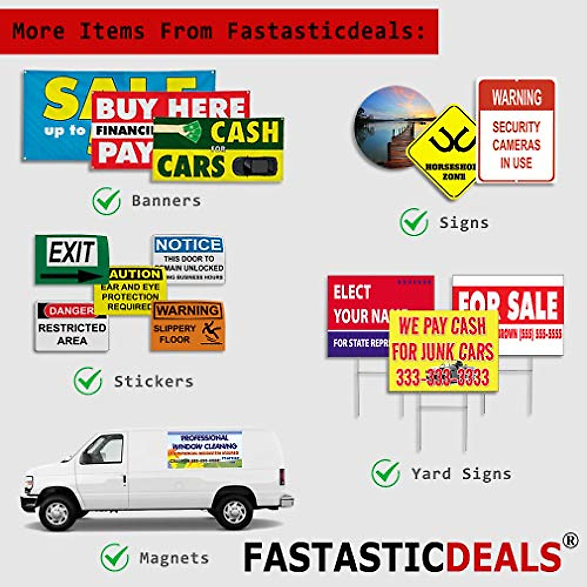 Decal Stickers Multiple Sizes Financing Available Advertising Printing C Industrial Vinyl Safety Sign Label Business 7x5Inches