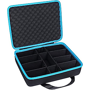 Khanka Hard Battery Storage Box Holder, Carrying Case Replacement for Makita 12V 18V 40V Battery and Charger - Holds 12V 18V 40V 2.0/2.5/3.0/4.0/5.0/6.0-Ah Battery, Charger (Case Only)