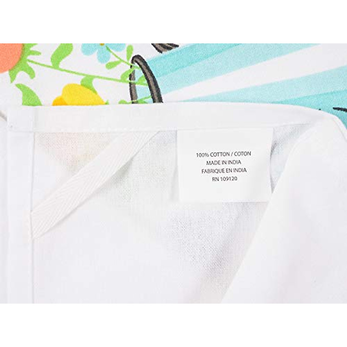 KAF Home Pantry Kitchen Dish Towel Set of 4, Cotton Rich, 18 x 28-inch (Gingham Bouquet Watering Can Flower Pot)