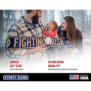 Authentic Street Signs NCAA We Are - Penn State Street Signstreet Sign, Team Color, 36" x 6", (70037)