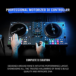 RANE ONE - Complete DJ Set and DJ Controller for Serato DJ with Integrated DJ Mixer, Motorized Platters and Serato DJ Pro Included