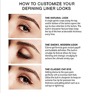 RevitaLash Cosmetics, Defining Liner Eyeliner, Black, Hypoallergenic & Cruelty-Free