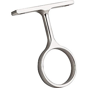 Middle Mounting Bracket for 1-5/16" Round Rod. Finish: Satin Nickel. With 2pcs #6x5/8" FH screws.