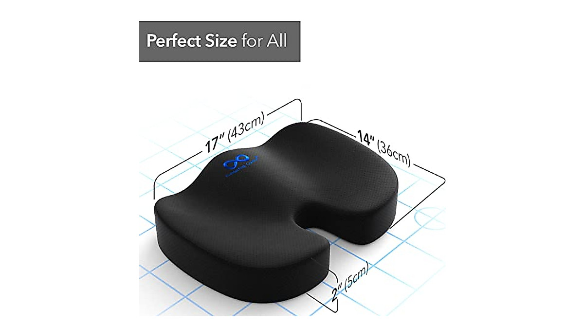 Everlasting Comfort Cushion & Lumbar Support for Relief