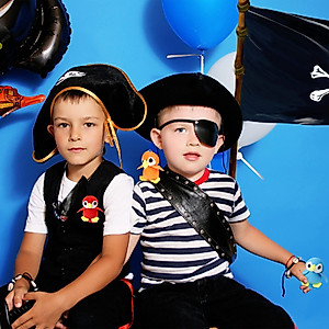 Zomiboo 9 Pieces Stuffed Parrot on Shoulder Soft Parrot Plush Animal Pirate Costume Accessory 3.5 Inch Blue Scarlet Orange Bird Toys Stuffed Bird for Holiday Pirate Party Decoration Supplies