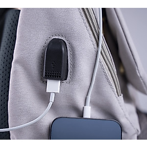 EVE'S BABY Diaper Backpack – Multifunctional Diaper Bag Organizer for Newborn Essentials – Convenient Pockets and Adjustable Straps – Fits Newborn Essentials, Clothes – Stylish Grey and Beige