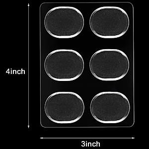 Fiada 30 Pieces Drum Dampeners Gels Silicone Gel Pads Soft Drum Dampeners for Drums Cymbals Tone Control (Transparent White)