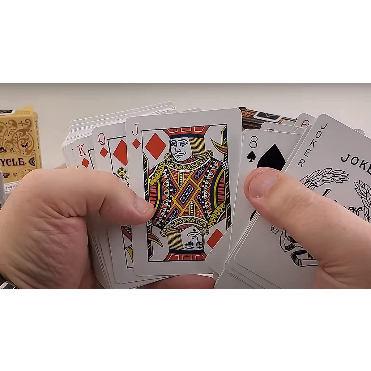 Bicycle Victors Back Vintage Design Playing Cards 2 Deck Set 1 Red & 1 Blue