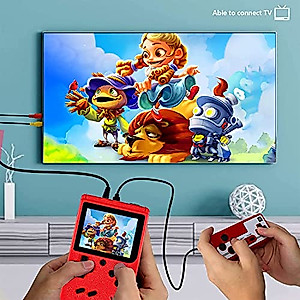 Handheld Game for Children, Portable Retro Video Game with 500 Classic FC Games 2.8-Inch Color Screen, Retro Mini Game, Support TV Connection & Two Players