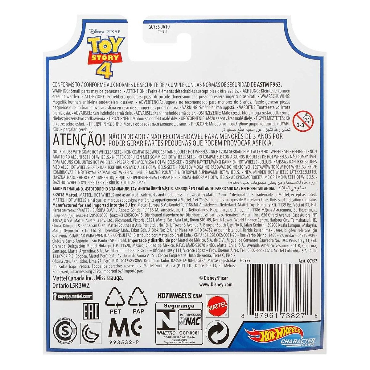 Hot Wheels Toy Story 4 Character Car Aliens