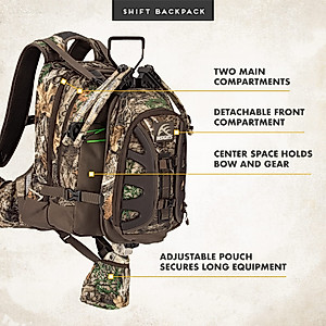 Insights Hunting by frogg toggs- The Shift, Heavy Duty Outdoor Hiking Fishing Hunting Backpack with TS3 Gear System for Crossbow & Rifle- Realtree Edge
