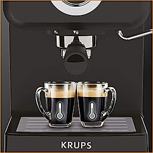 KRUPS XP3208 15-BAR Pump Espresso and Cappuccino Coffee Maker, 1.5-Liter, Black