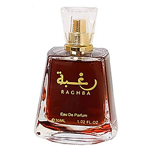Lattafa Perfumes Raghba EDP (Eau De Parfum) I Middle Eastern baked sweets in a spice market scent I Warm, cozy, and smoky Vanilla add a sweet, elegance I Long - lasting and Great Silliage I