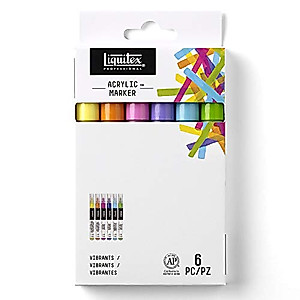 Liquitex Professional Paint Marker Set, 6 Piece, Vibrants